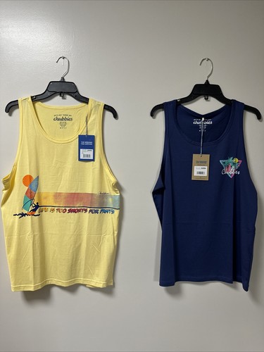 NWT Chubbies 2 Tank Tops Medium | eBay