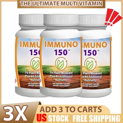 1~3PACK IMMUNO 150 THE ULTIMATE MULTI VITAMIN, IMMUNE BOOSTER, Exp 2027 ...