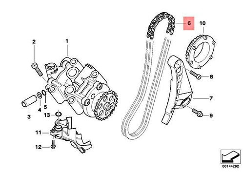 Genuine BMW A15 K40 K43 K44 A15 9884 0597 0594 Chain Oil Pump ...