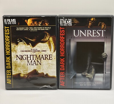 Unrest / Nightmare Man - 8 Films To Die For, 2 DVD Lot 31398211129| eBay