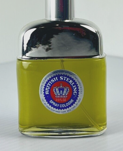 BRITISH STERLING Spray Cologne by Dana -2.5 oz in LTD ED Collectible ...