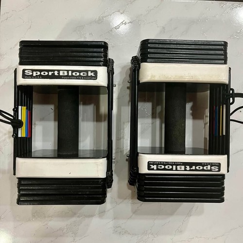 Powerblock 21 SportBlock Dumbbell 3-21 lbs each Adjustable Dumbbells ...