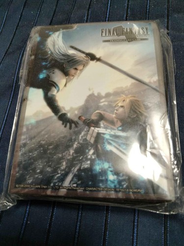 FFTCG Sleeve Cloud & Sephiroth - Novelty Card Protector - Used (light ...