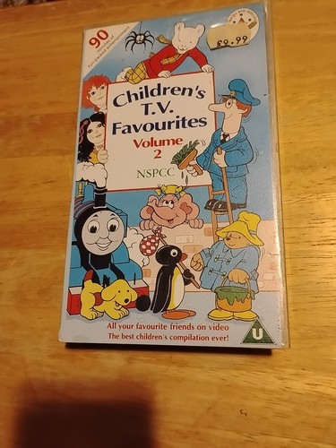Children's TV Favorites Volume 2 Pal VHS Rupert Thomas The Tank Engine ...
