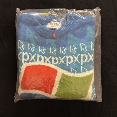Microsoft Ugly Christmas Sweater Windows XP 2019 (Medium) | eBay
