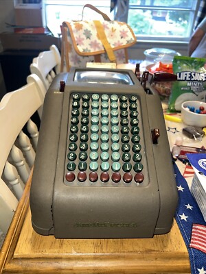 Vintage Smith & Corona Hand Crank Adding Machine - Made in U.S.A ...