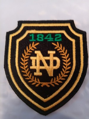 University of Notre Dame Fighting Irish VINTAGE EMBROIDERED IRON ON ...
