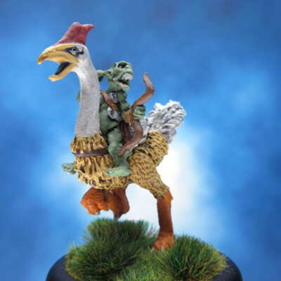 Painted RAFM Miniatures Goblin Riding Giant Bird III | eBay