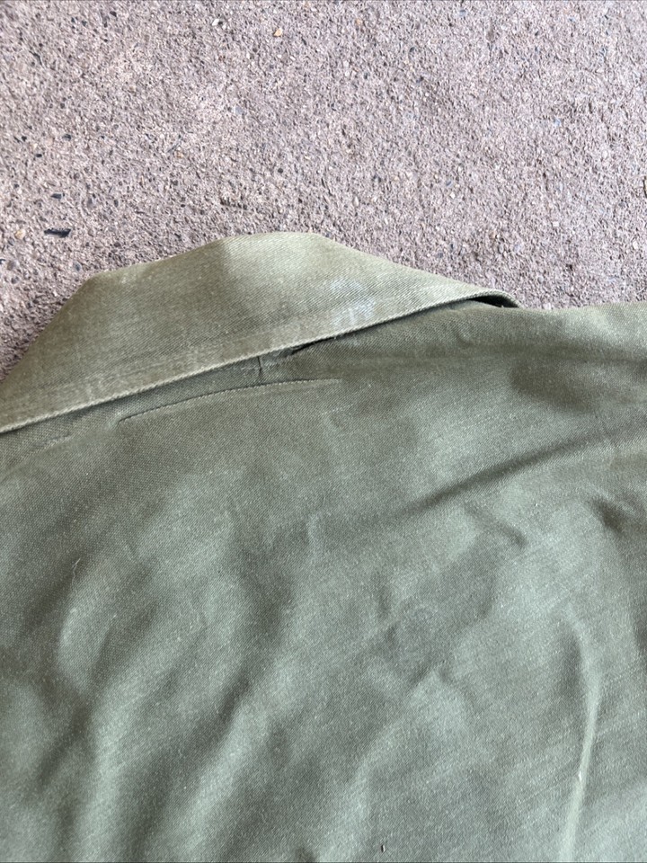 US Army Vietnam War OG-107 Fatigue Shirt Large Size Worn (Z603 | eBay