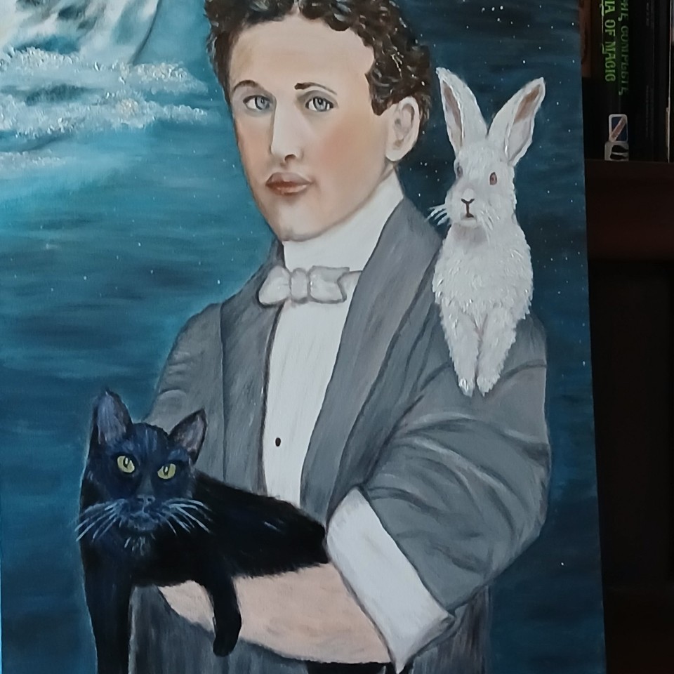 houdini oil painting | eBay