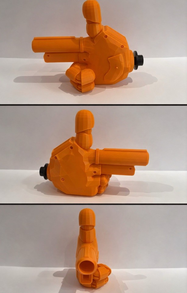 3D Printed Poppy Play Time Orange Flare gun hand. Right hand. | eBay