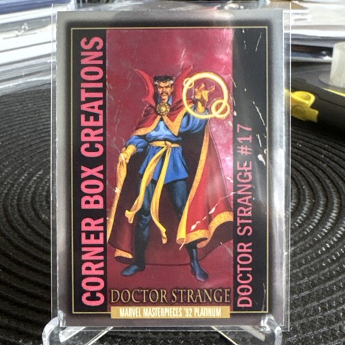 2024 Marvel Masterpieces ‘92 Platinum - Doctor Strange - Corner Box ...