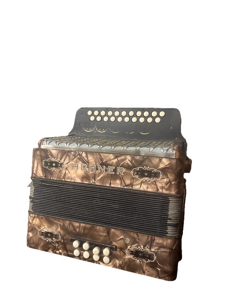 Hohner Vintage Two Row Diatonic Button Accordion | eBay