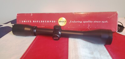 SWIFT PREMIER MODEL 653M 4x FIXED WIDE ANGLE SCOPE NEW PLEX RETICLE ...
