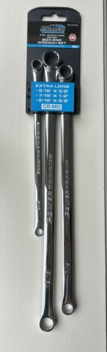 3 Piece Super Long Double Box End Offset Wrench Set SAE Aviation ...