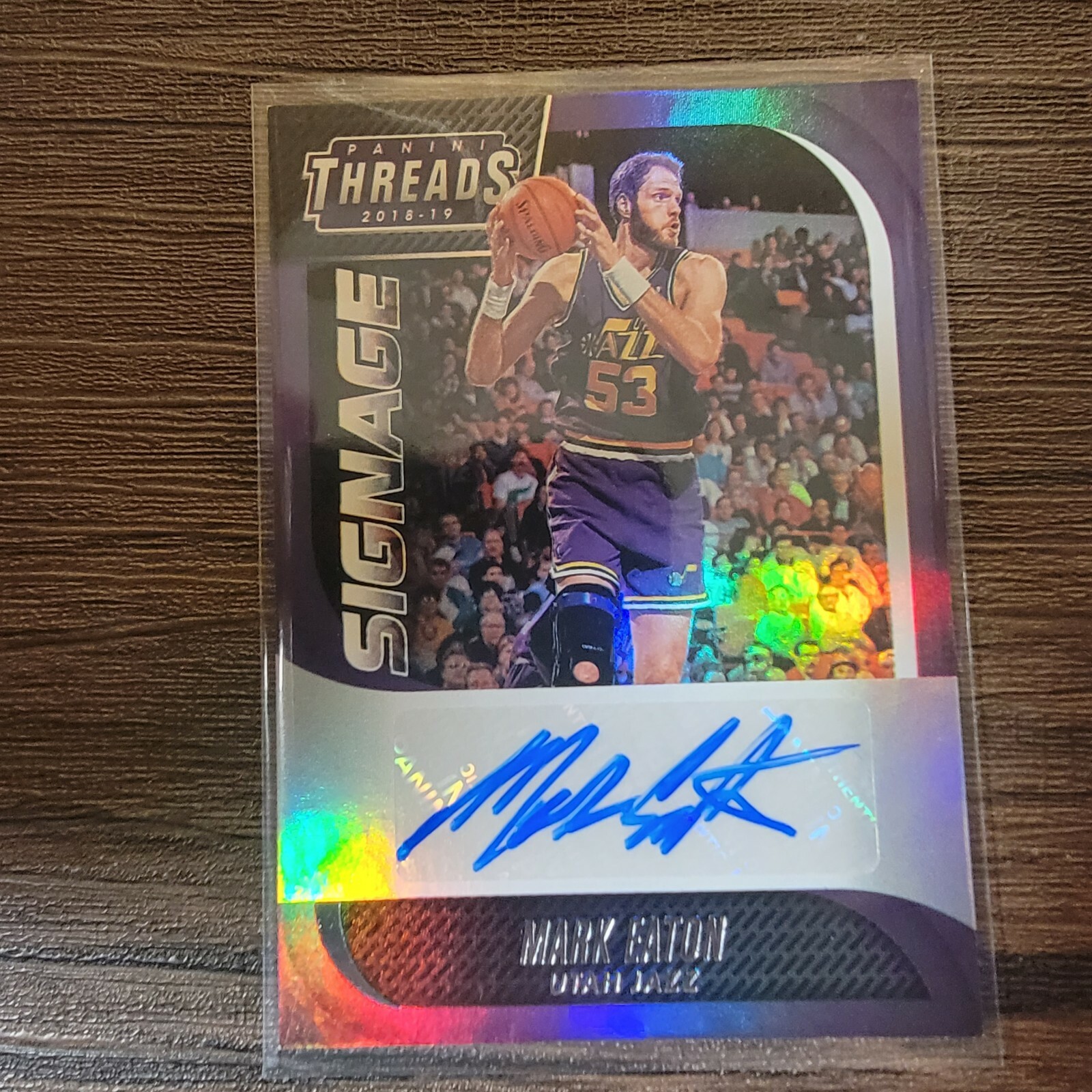 2019 Threads Mark Eaton Sticker Auto | eBay