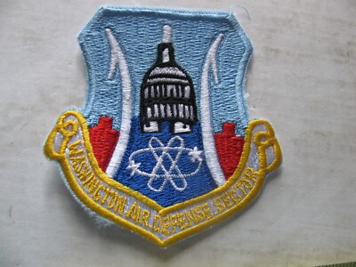 VTG USAF WASHINGTON AIR DEFENSE SECTOR MILITARY PATCH 3" SEW ON RARE ...