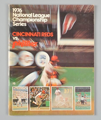 Reds vs Phillies 1976 MLB Baseball National League Championship Series ...