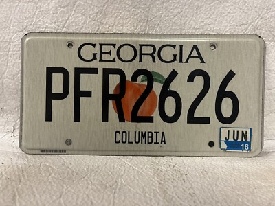 2016 Georgia License Plate ~ Columbia County | eBay
