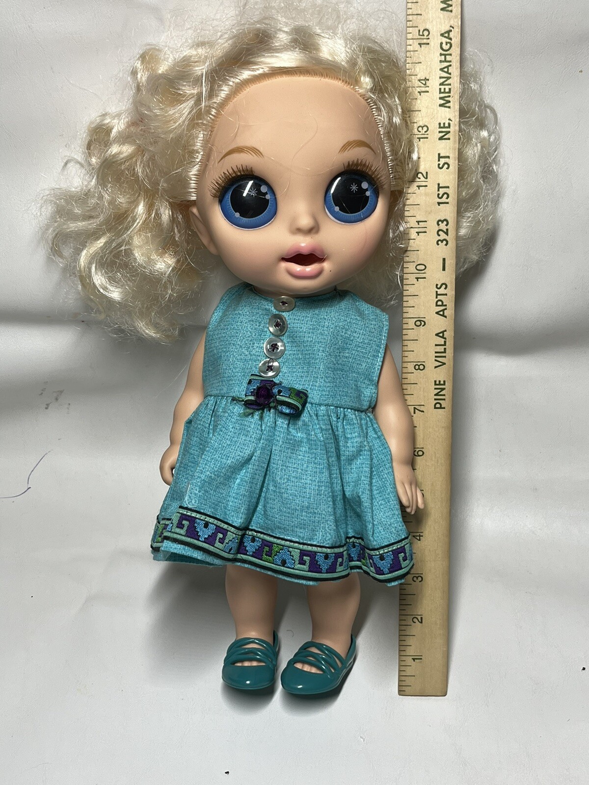 Zapf BABY Doll Blonde Born Surprise Magic Potty Surprise Doll Big Eyes ...