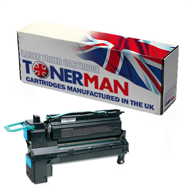 Toner for Lexmark C792 C792DE C792E C792X1CG 20k pages Cyan UK Reman ...
