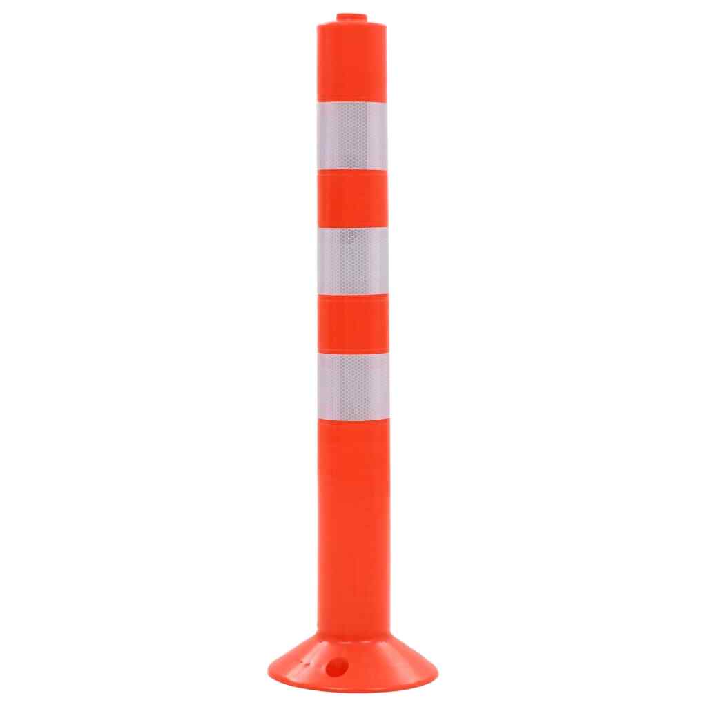 Traffic Control Bollards 5 pcs Plastic 75 cm | eBay
