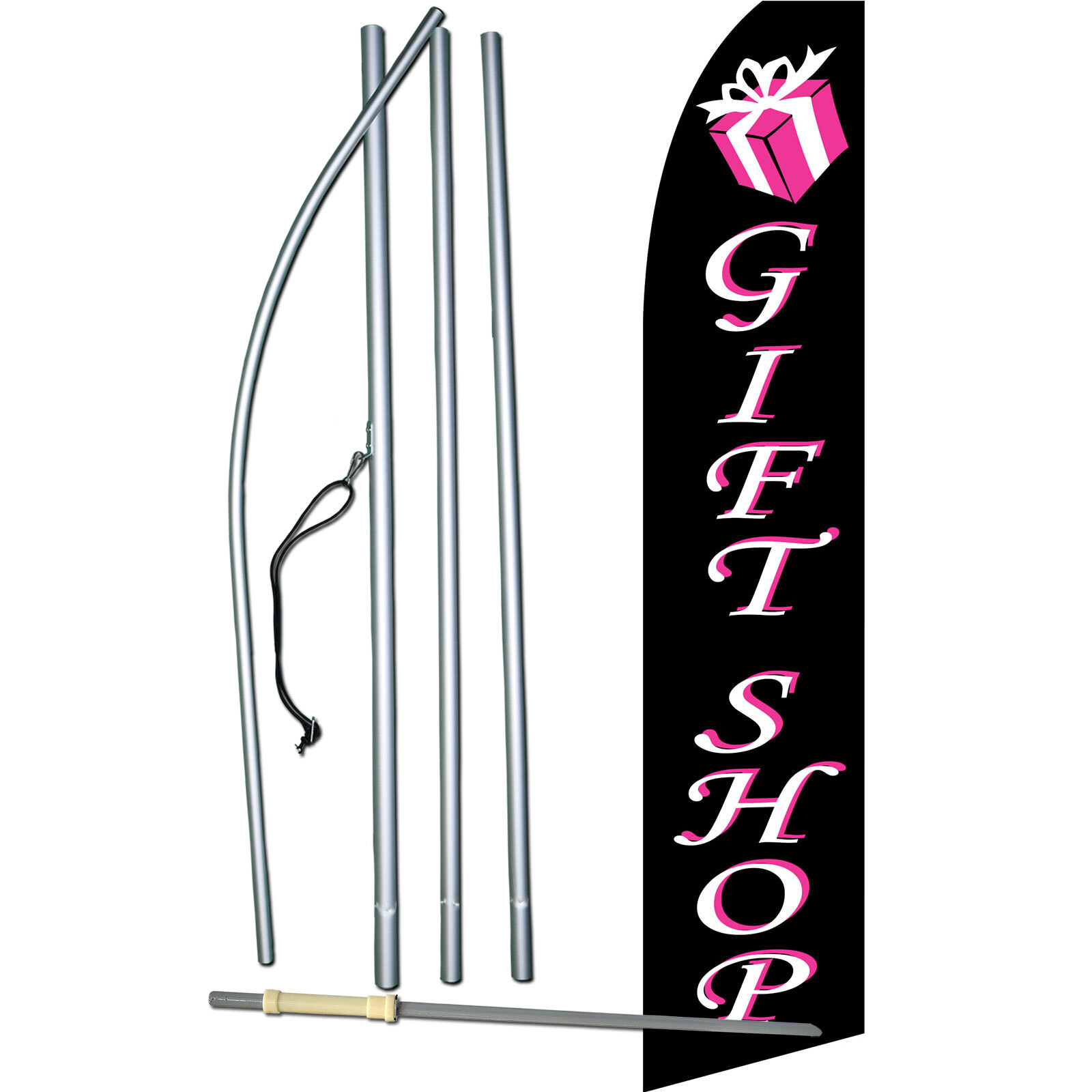 Gift Shop Complete Swooper Flag Bundle | eBay