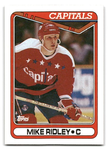 Mike Ridley 1990-91 Topps HOCKEY #327 Washington Capitals | eBay