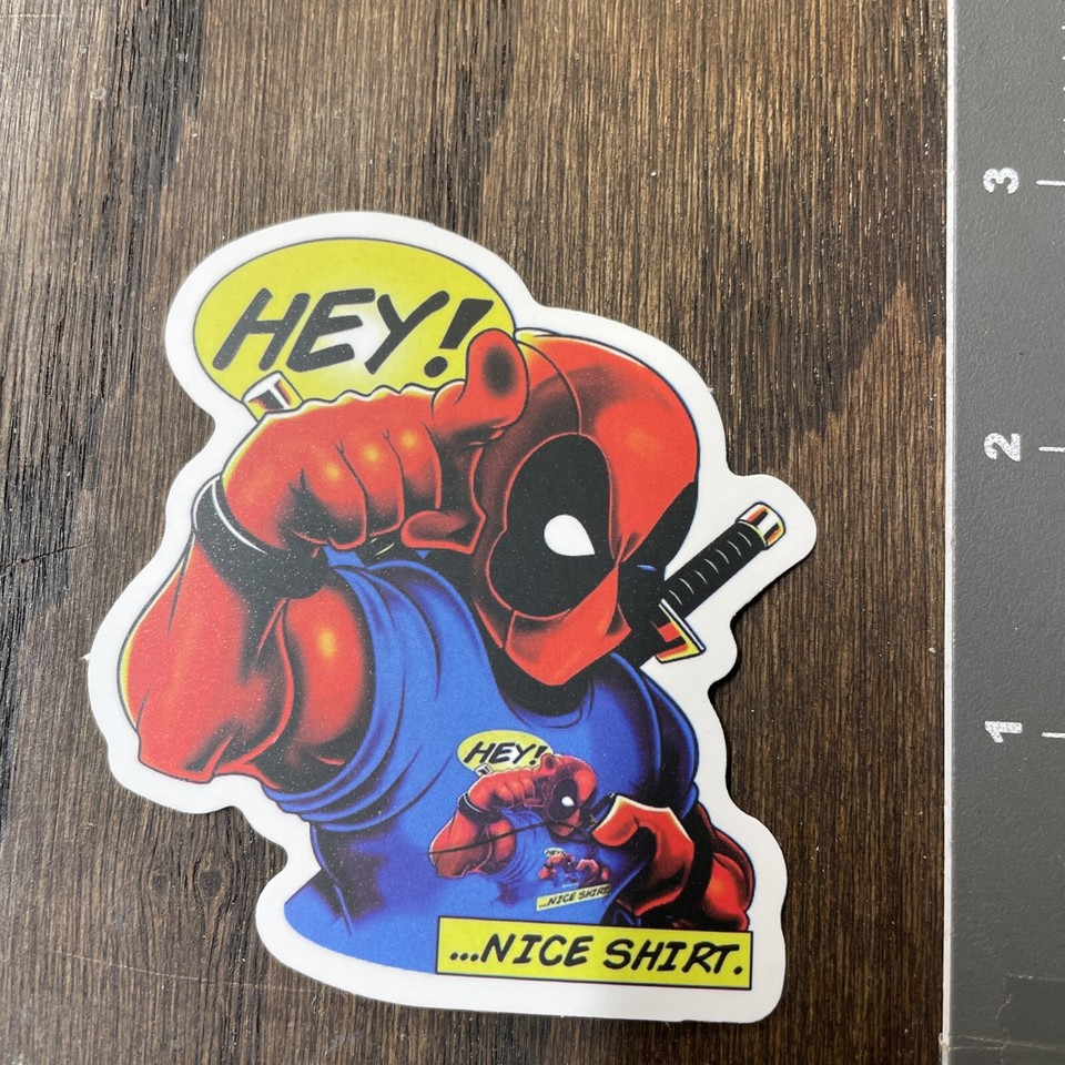 Deadpool Funny Adult Humor Sticker For Skateboard Guitar Ect. Mat109 | eBay