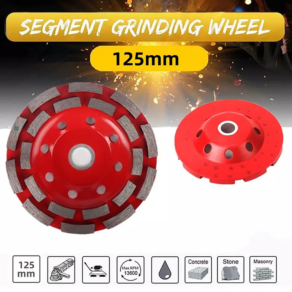 Double Row Diamond Grinding CUP Wheel Disc Grinder For Asphalt ect ...
