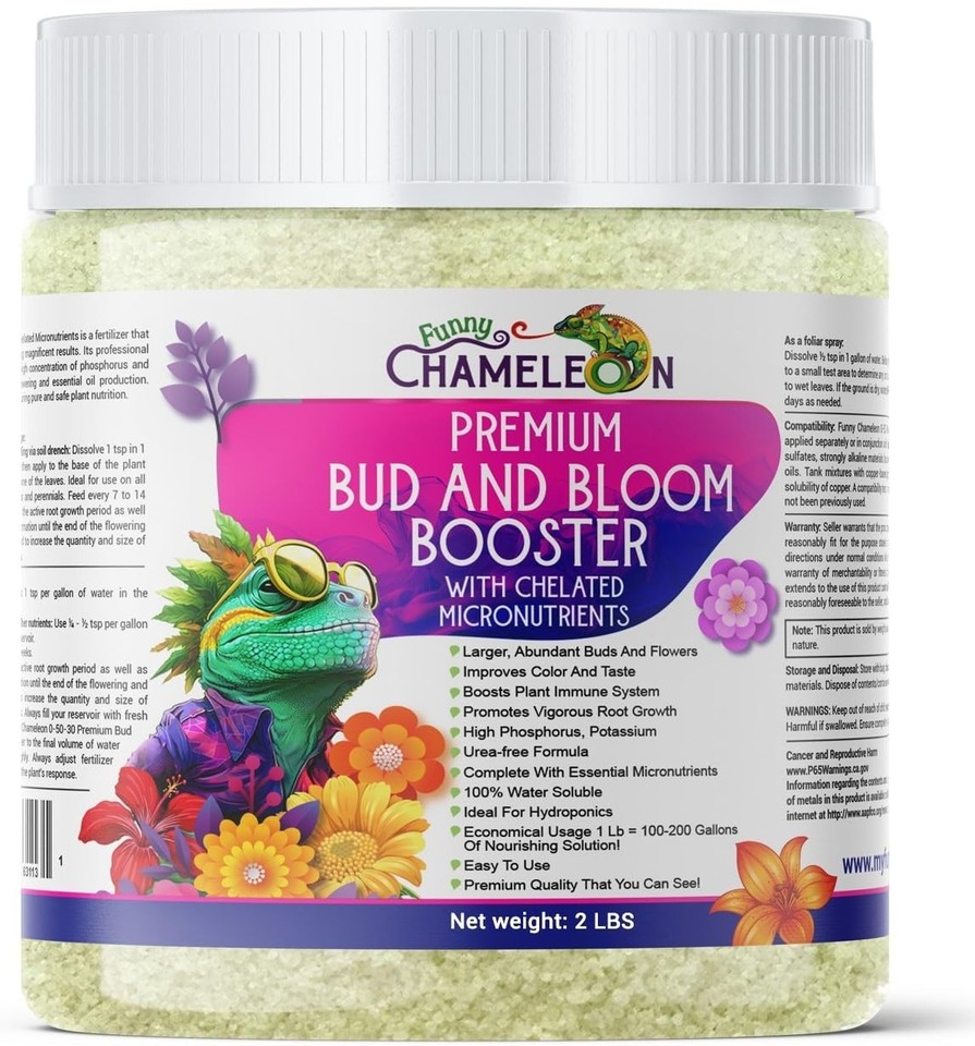 0-50-30 Bloom Booster Fertilizer Water Soluble High PK Flower Food Soil ...