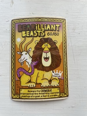 YoYo Bear Rare Gold Bearilliant Beasts 60/60 Card Chimera | eBay UK