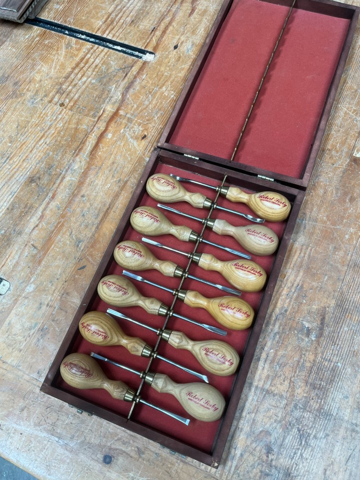 Robert Sorby #P512 12-Piece Micro Carving Chisel Set | eBay