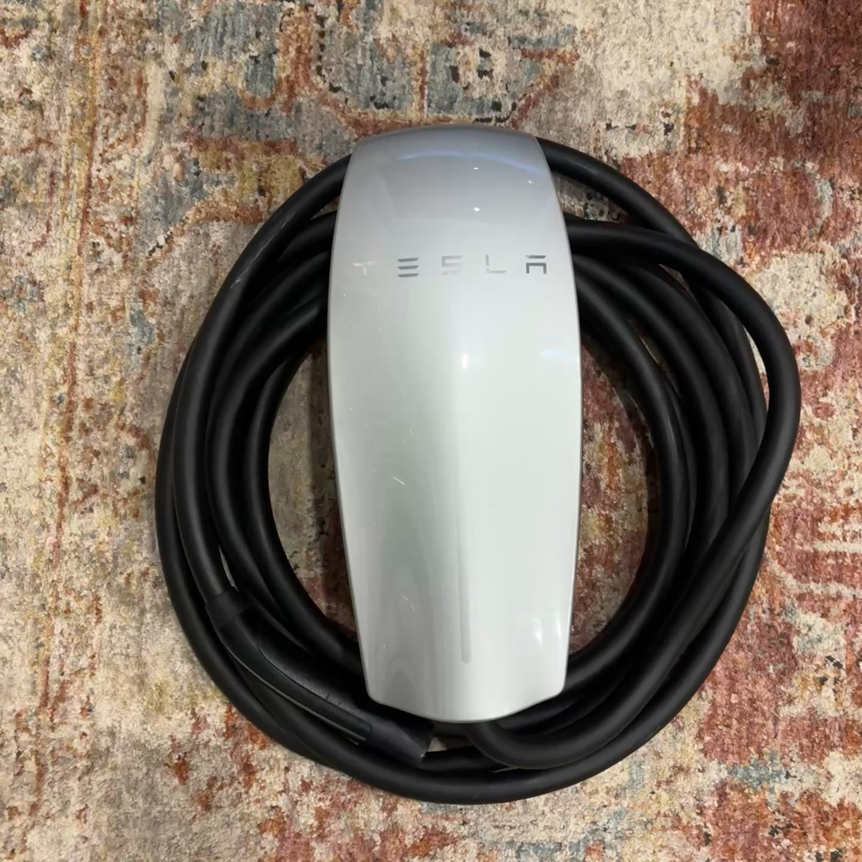 Tesla High Power Wall Charger Connector HPWC 80A 80 amp 24ft Cable ...