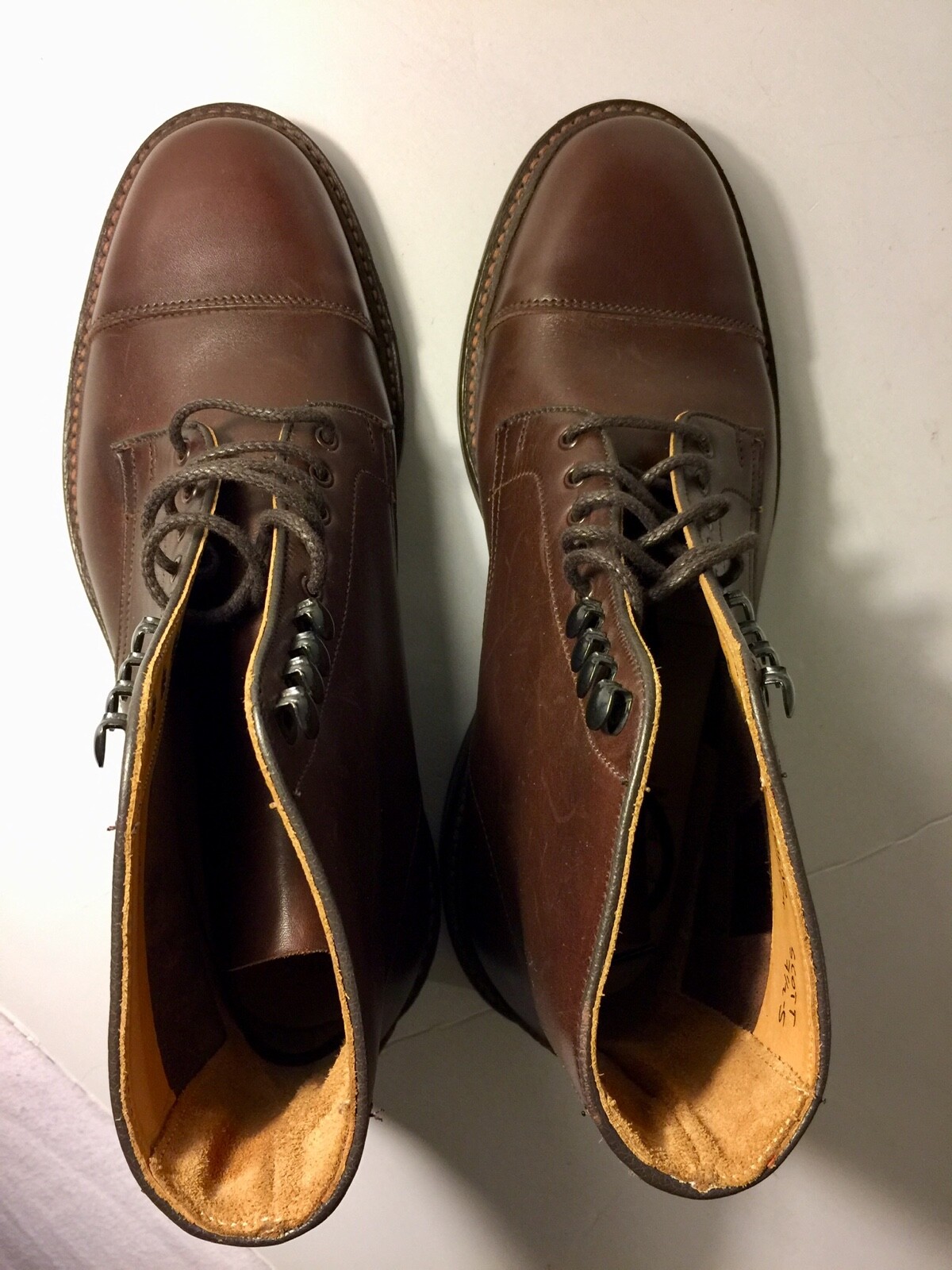 TRICKERS SCOTT BOOT. BRAND NEW. UK 7 [7.5]. BROWN WITH DAINITE SOLE ...