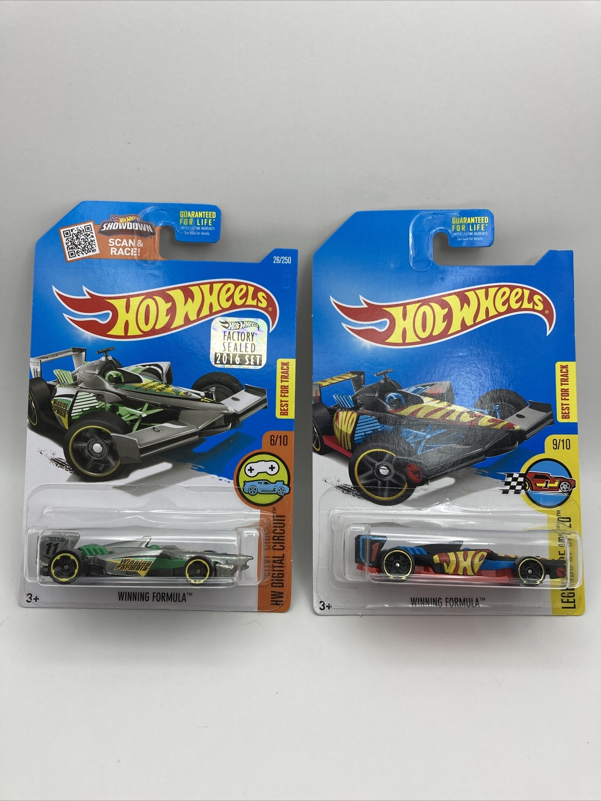 lot of 2 HOT WHEELS WINNING FORMULA #26 & TREASURE HUNT 9/10 formula ...