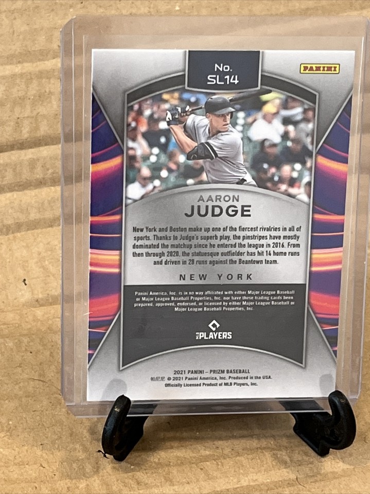 2021 Panini Prizm Baseball Arron Judge SLUGGERS Silver Prizm Parallel ...