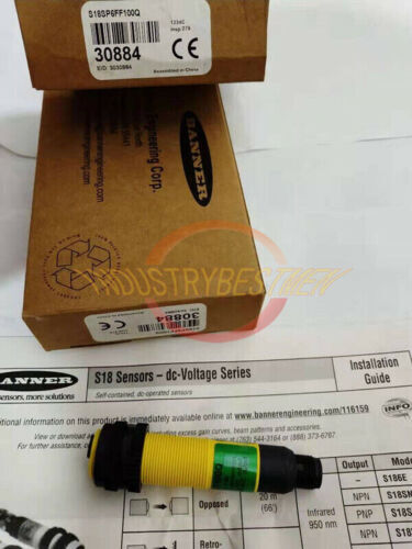 1PCS New Banner Photoelectric switch sensor S18SP6FF100Q | eBay