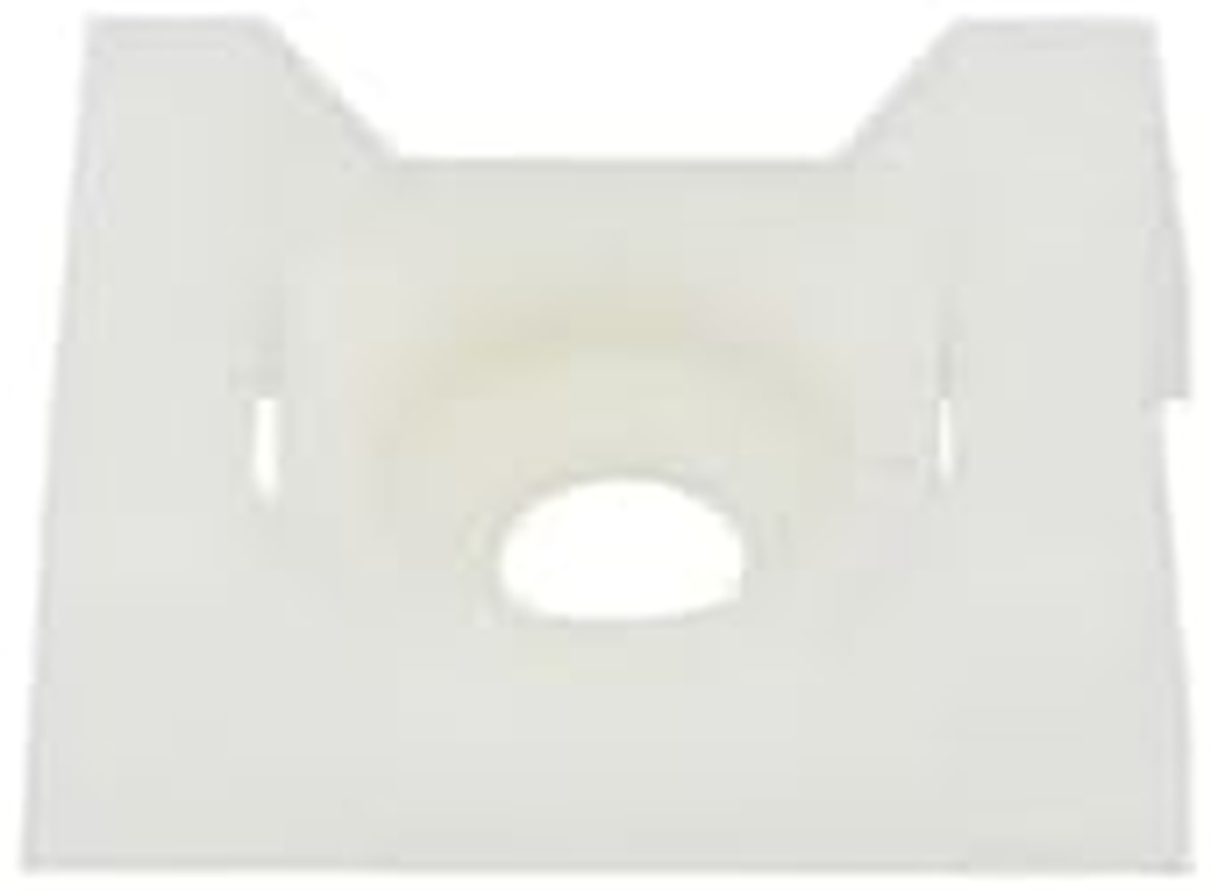 Cable Tie Cradle Screw Mount, White 9Mm cable tie for Electronics ...