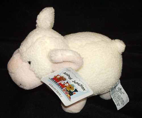 Russ Animal Junction Perkey Off White Cream Lamb Sheep Sherpa Plush ...