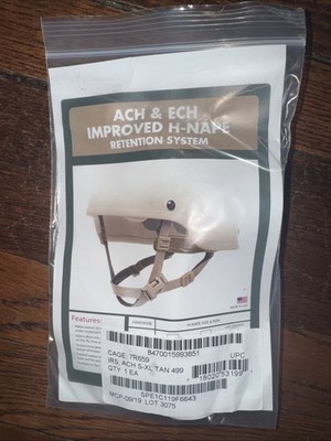 OPS-Core ACH/ECH H-Nape Retention System NSN 8470-01-599-3851 Size XL ...