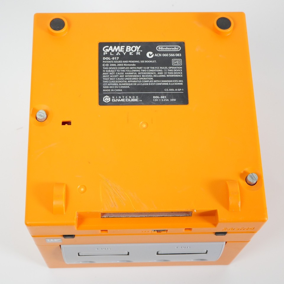 Nintendo GameCube Orange NTSC U-C/J Region Switch MOD w/GB Player, 2 ...
