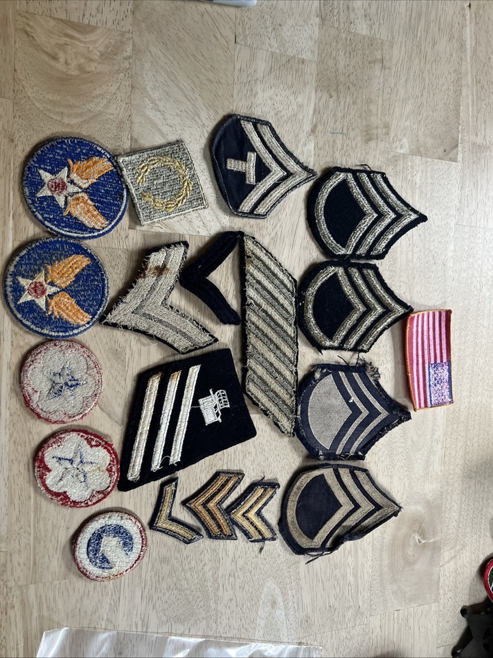 Vintage Assorted Military Patches 19 Total | eBay