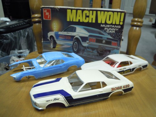 Mustang Mach Won Funny Car 2+ Kits 1/25 AMT T341-225 Original KIT Built ...