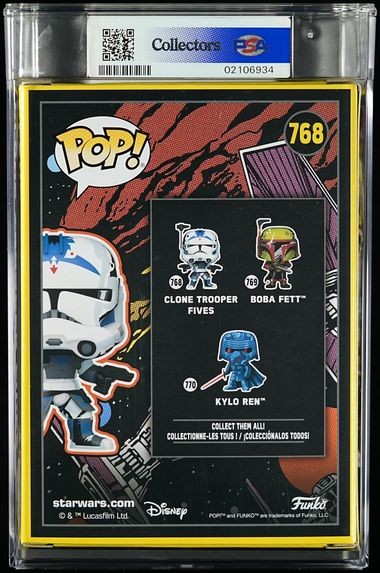 Clone Trooper Fives Star Wars Retro 768 Funko Pop! PSA 10 GEM MINT | eBay