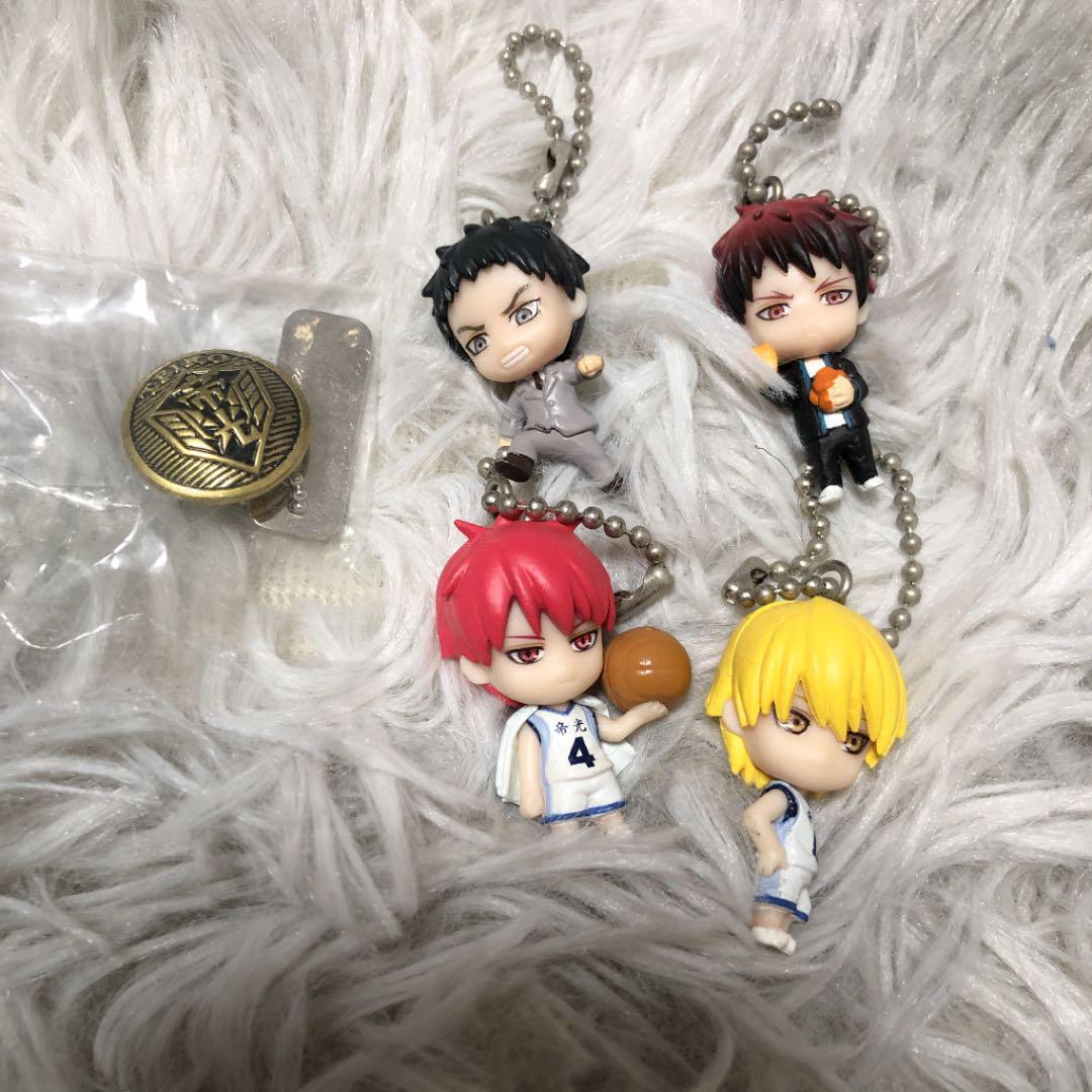 Japanese anime Kuroko’s Basketball 4 key chain 1 badge popular ...