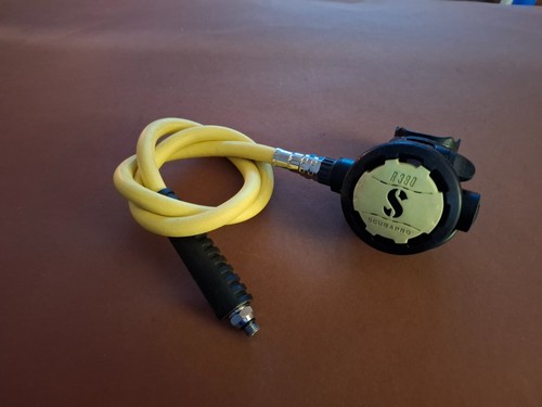 SCUBAPRO R380 Octopus 2nd Stage Scuba Regulator Yellow Hose 90 cm Dive ...
