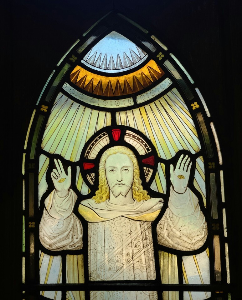 LARGE STAINED GLASS TRIPLE PANE ORIGINAL FRAME 1880's RARE WINDOW | eBay