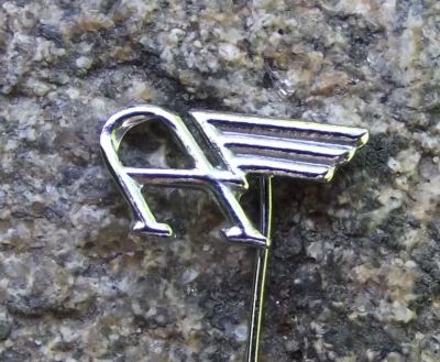 Antique Vintage Austin Motor Company Winged Flying Letter A Car Logo ...