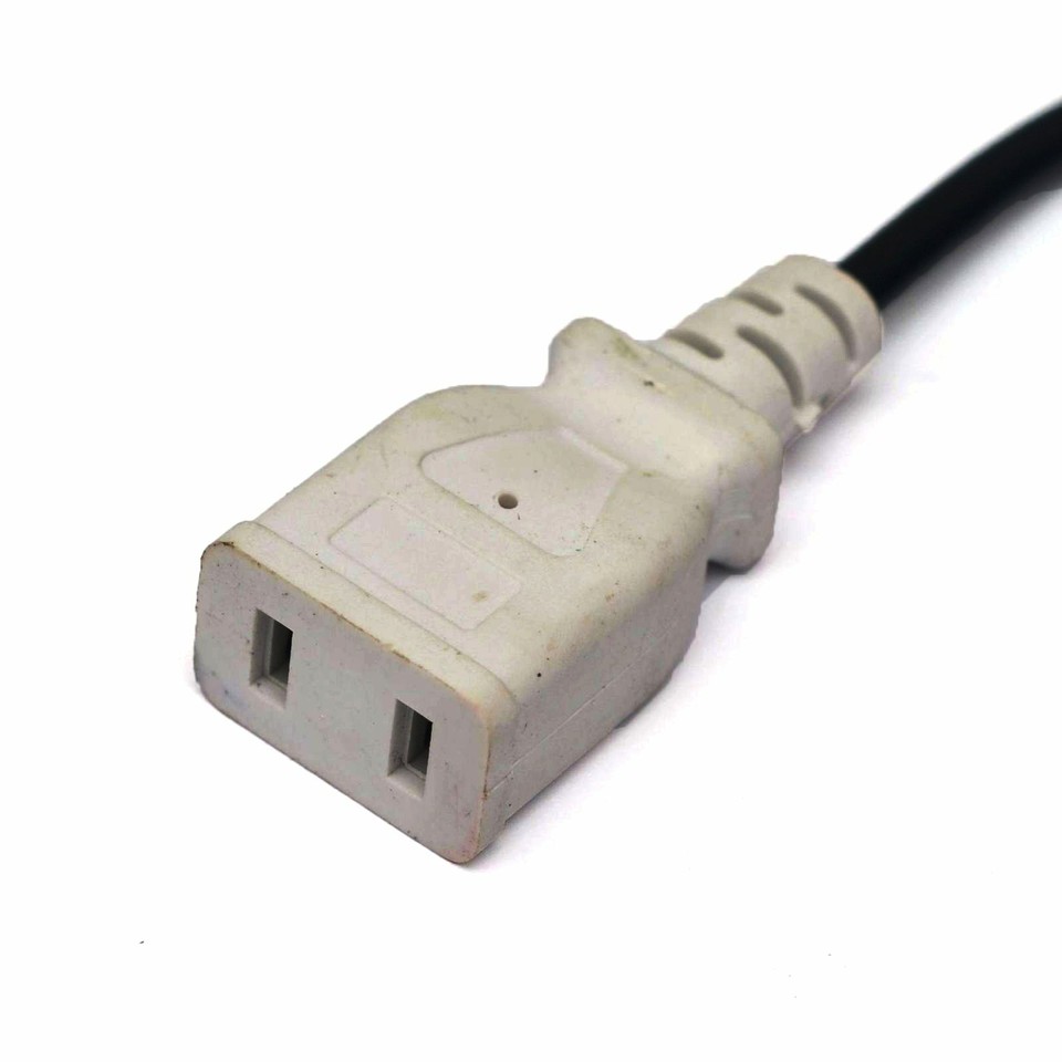 2x 15cm Cord Easy Wire 2Pin AU/US Socket Power Connector IP Camera ...